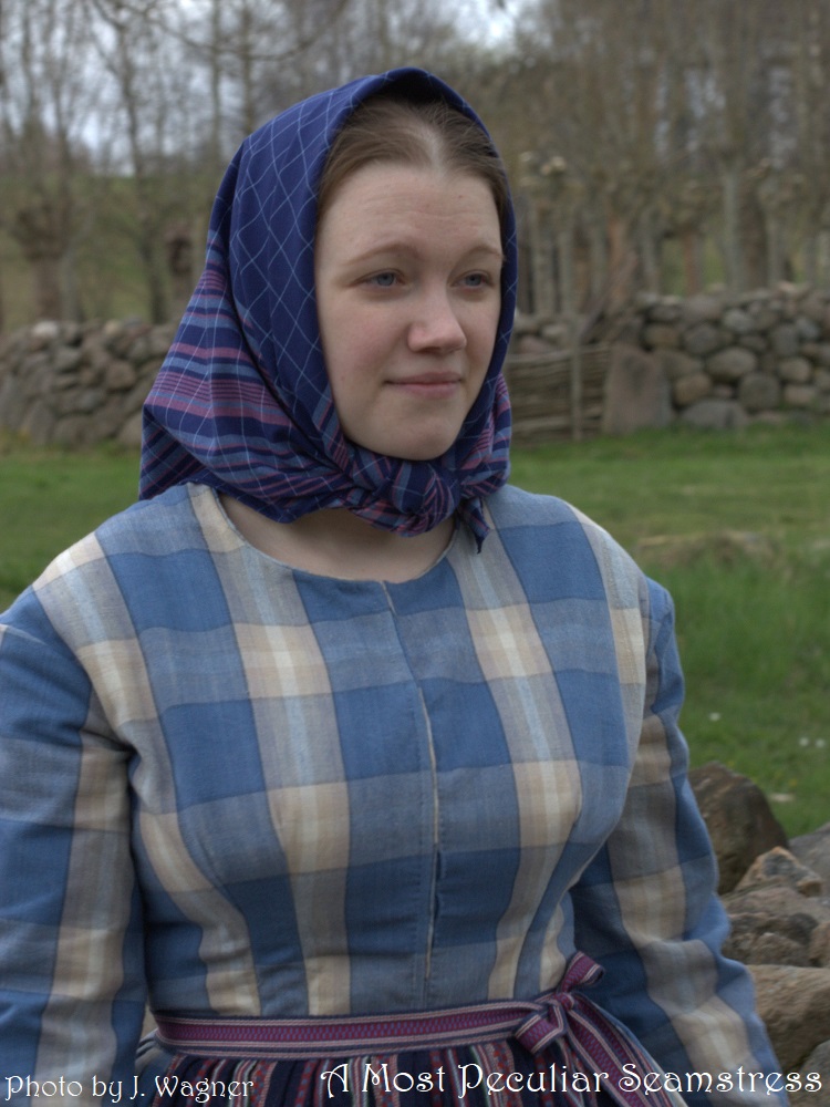 Swedish mid 1800’s Commoner’s Dress, a.k.a. The Insanely Pieced Dress