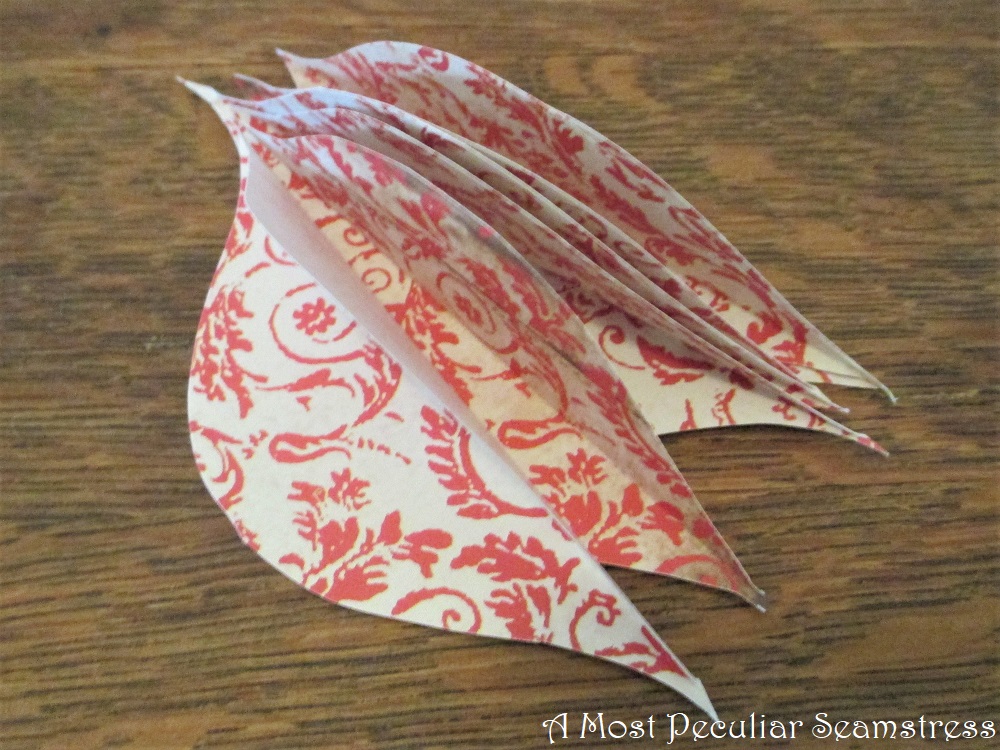 Onion Shaped Paper Ornaments